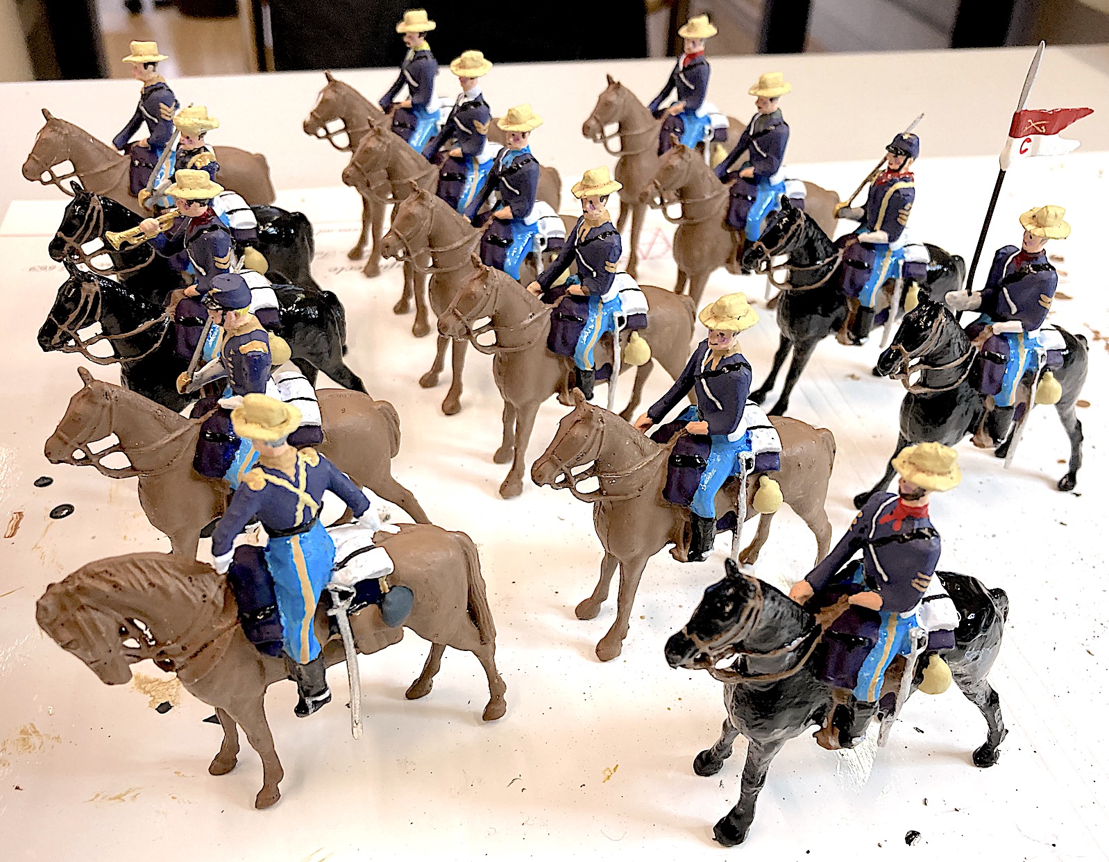 The Second US Cavalry as portrayed in SHE WORE A YELLOW RIBBON (XIV ...