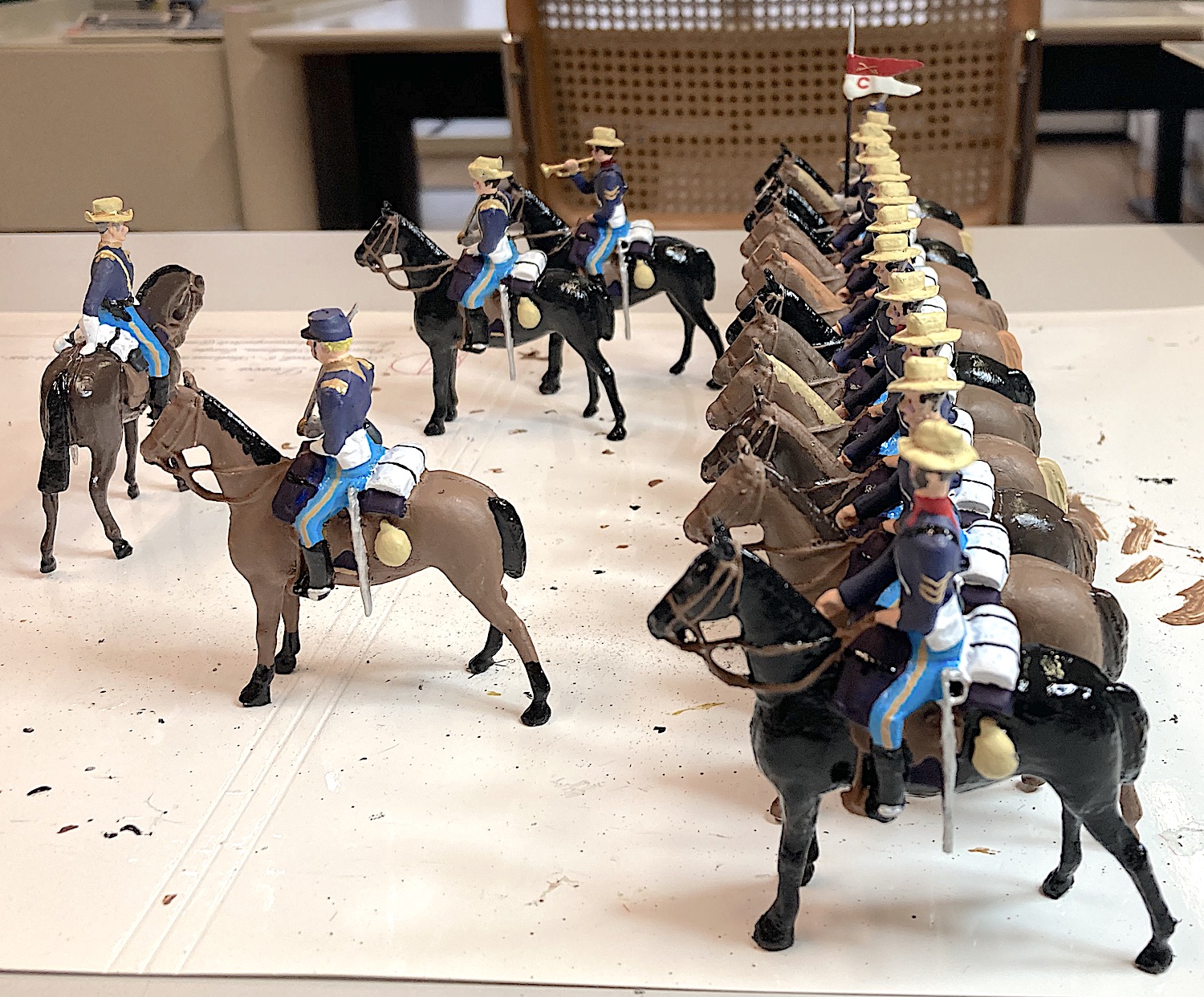 The Second US Cavalry as portrayed in SHE WORE A YELLOW RIBBON. (XV ...