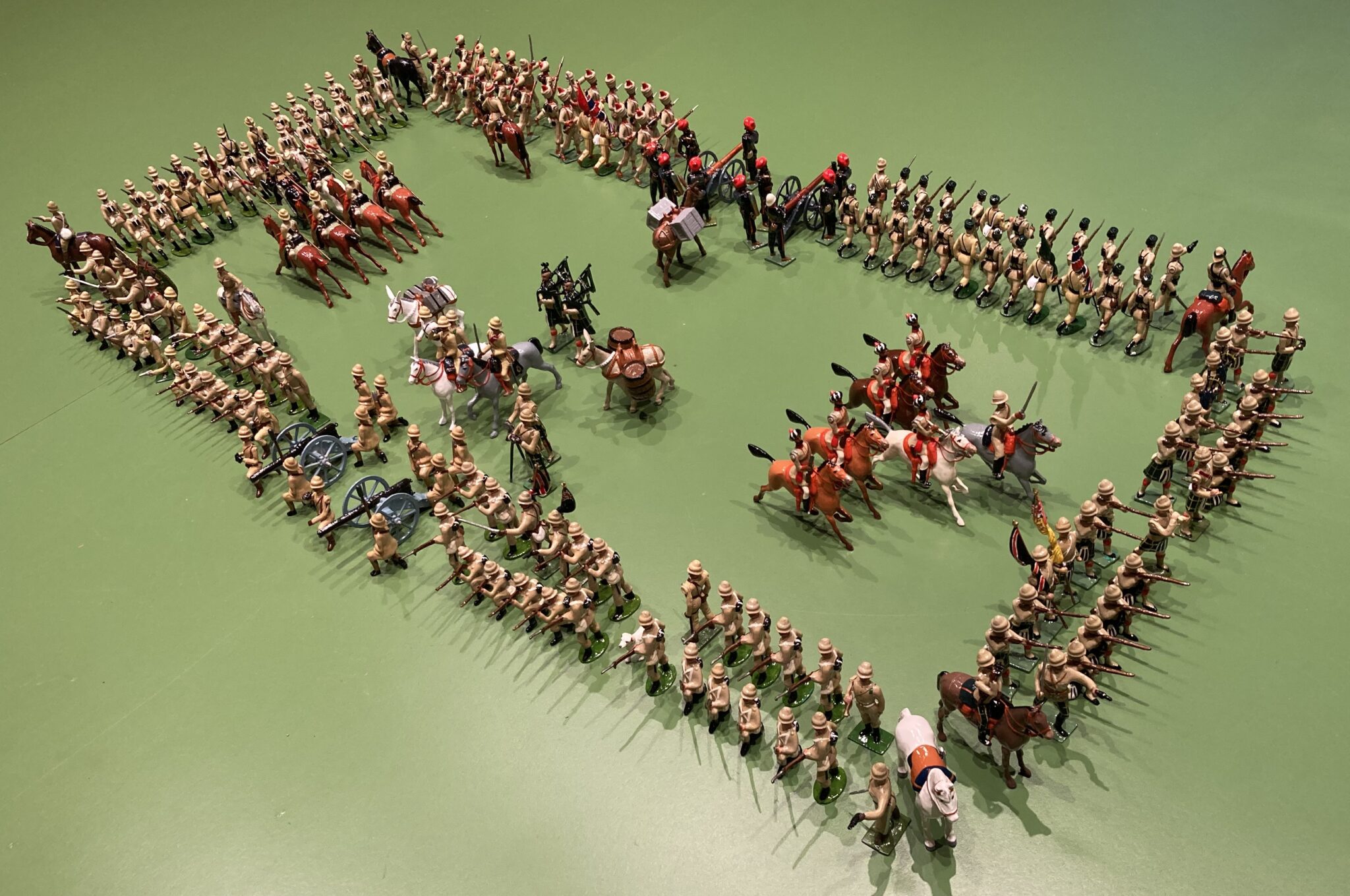 British Colonial Collection of Toy Soldiers circa 1880 Maiwand-Kandahar ...